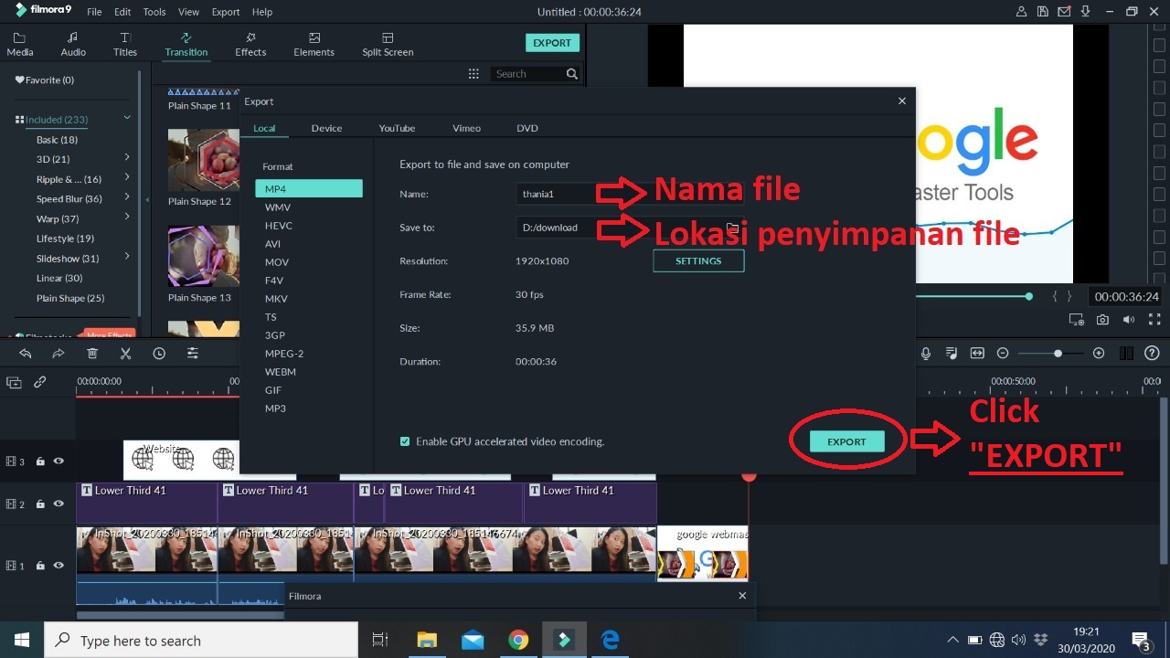 Cara Menghilangkan Watermark Pada Aplikasi Filmora