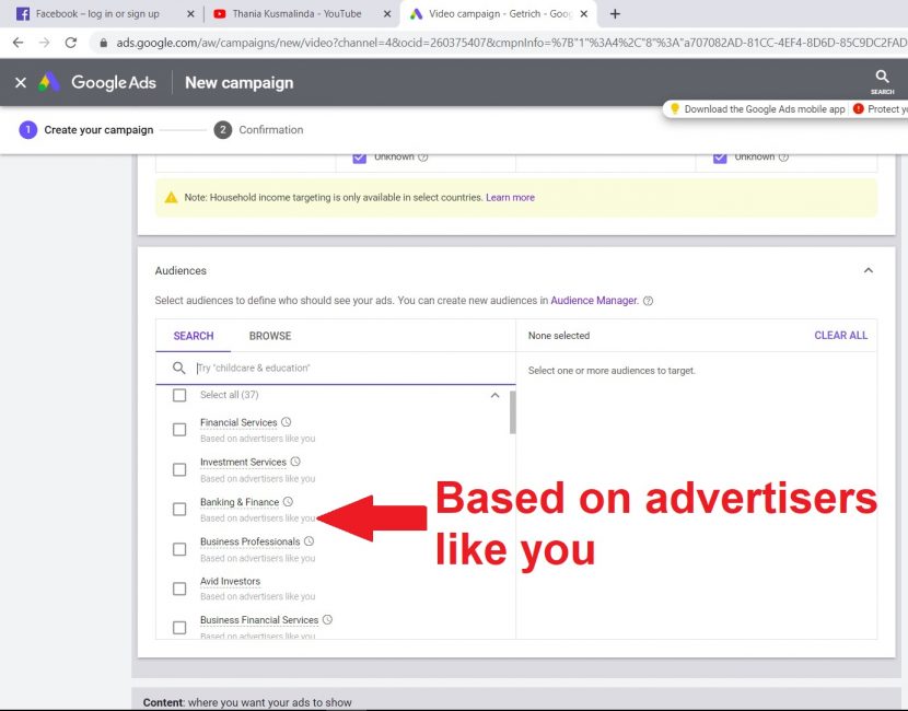 Cara Menentukan Targeting Youtube Ads Dalam 7 Tahap