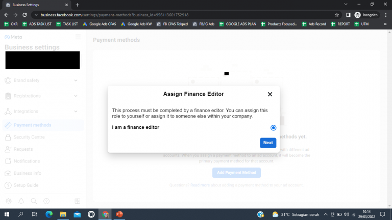Cara Daftar & Aktivasi Facebook Ads CPAS Shopee