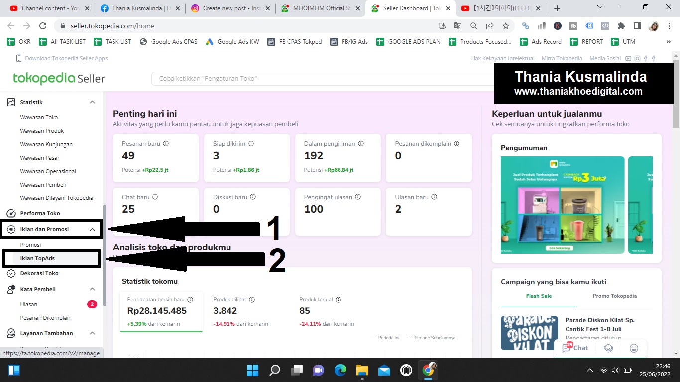 Cara Membuat Iklan Tokopedia (Iklan Produk, Toko, & Display)