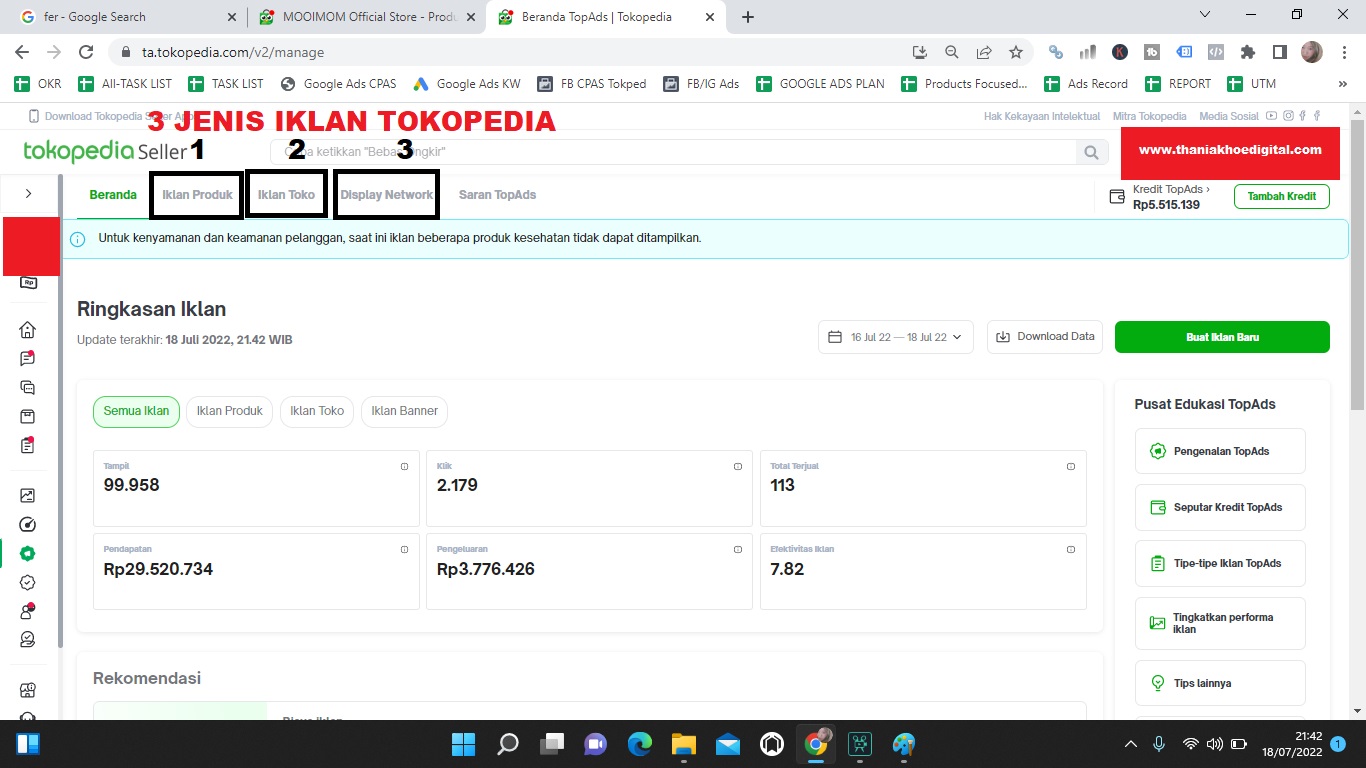 Cara Membuat Iklan Tokopedia (Iklan Produk, Toko, & Display)